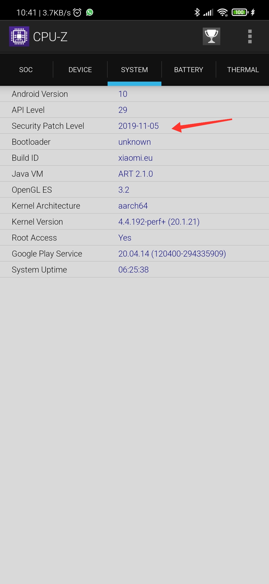 Android Security Patch Level Unofficial Xiaomi European Community